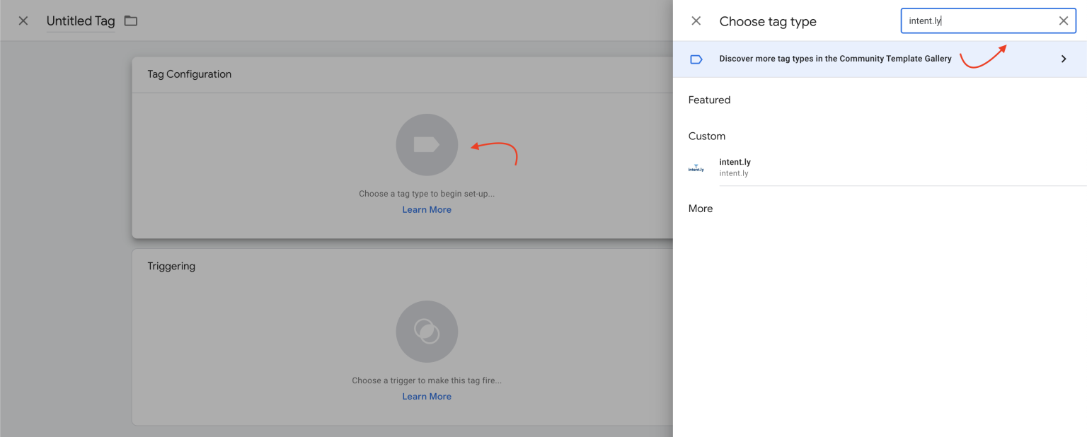 Google Tag Manager Integration - intent.ly