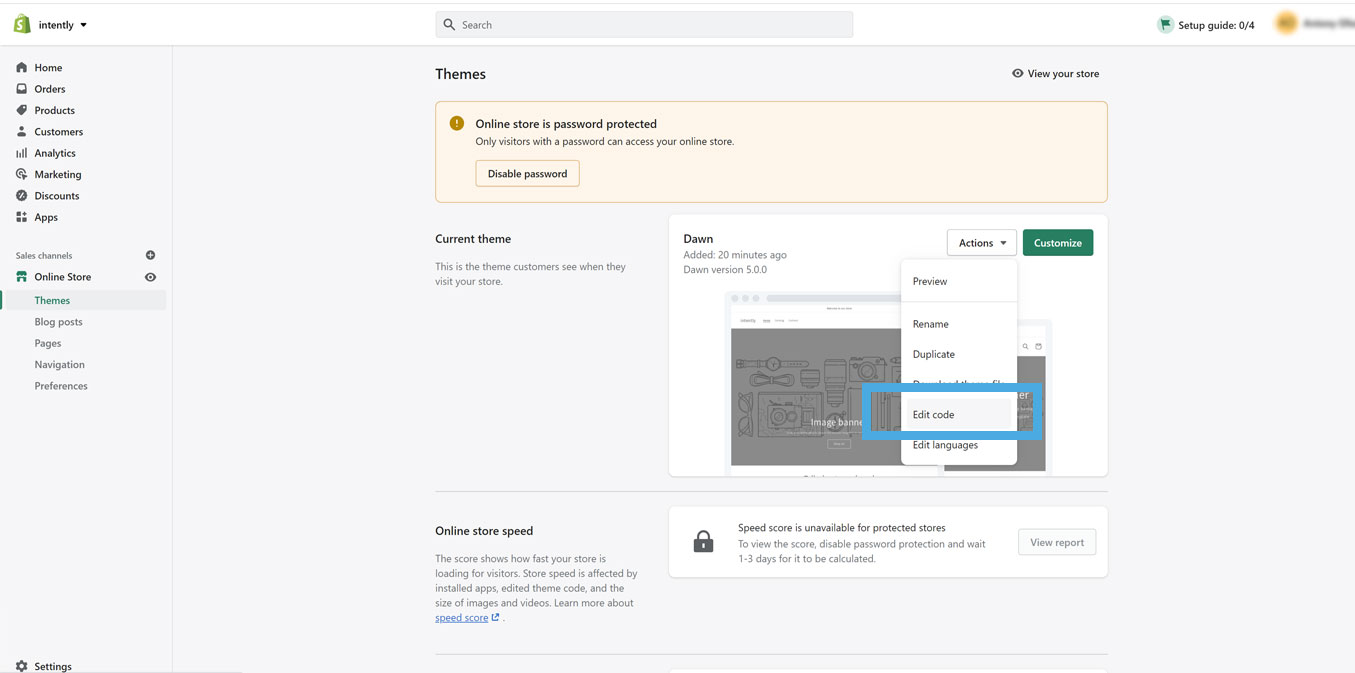 Shopify tag integration guide - intent.ly