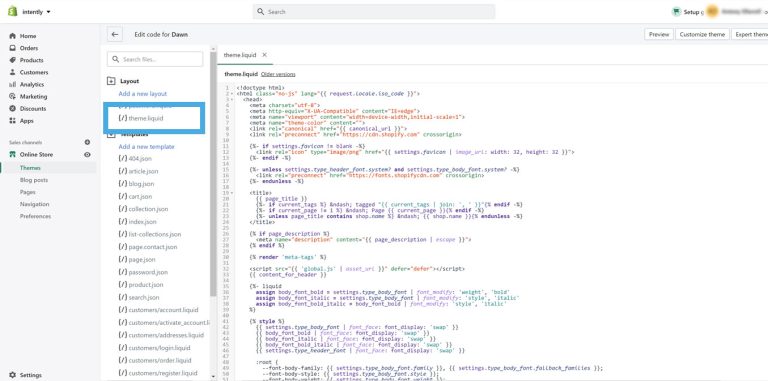 Shopify tag integration guide - intent.ly